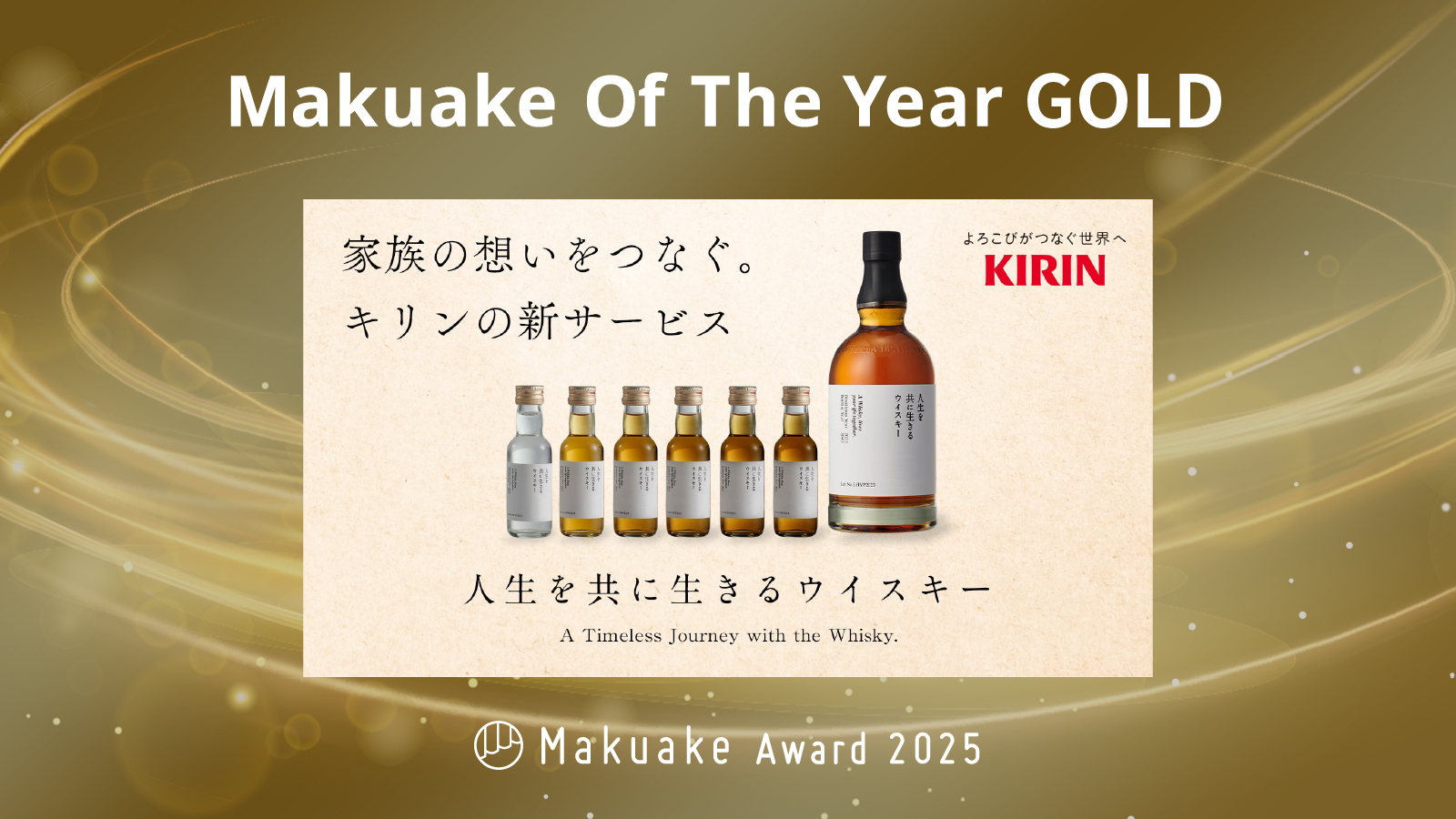 応援購入サービス「Makuake」が行う「Makuake Award 2025」にて受賞プロジェクト及び各特別賞の受賞企業を発表 〜Makuake Of The Year GOLD賞はキリン ...